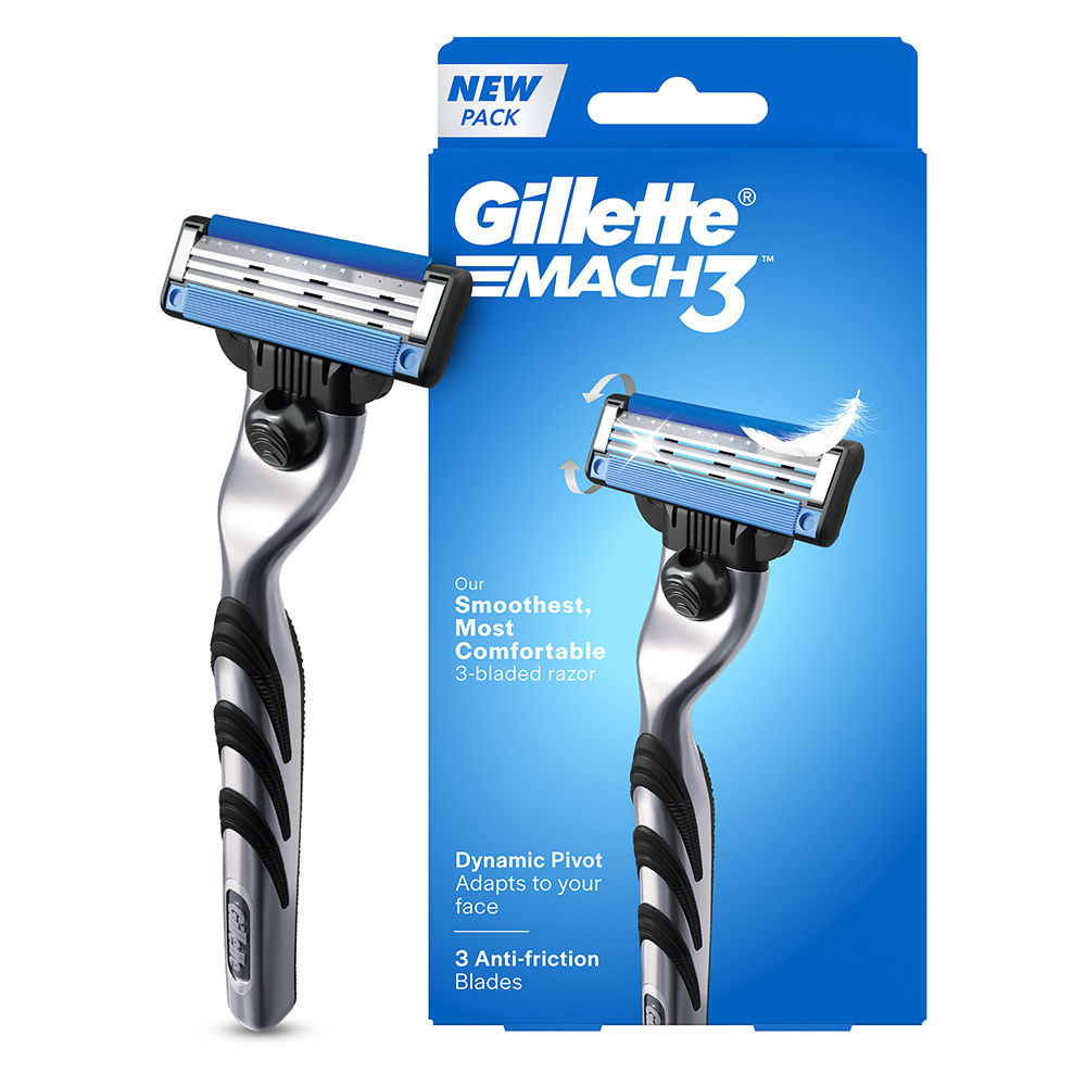 Gillette Mach3 Shaving Razor for Men, 1 Count యొక్క ఉపయోగాలు ...