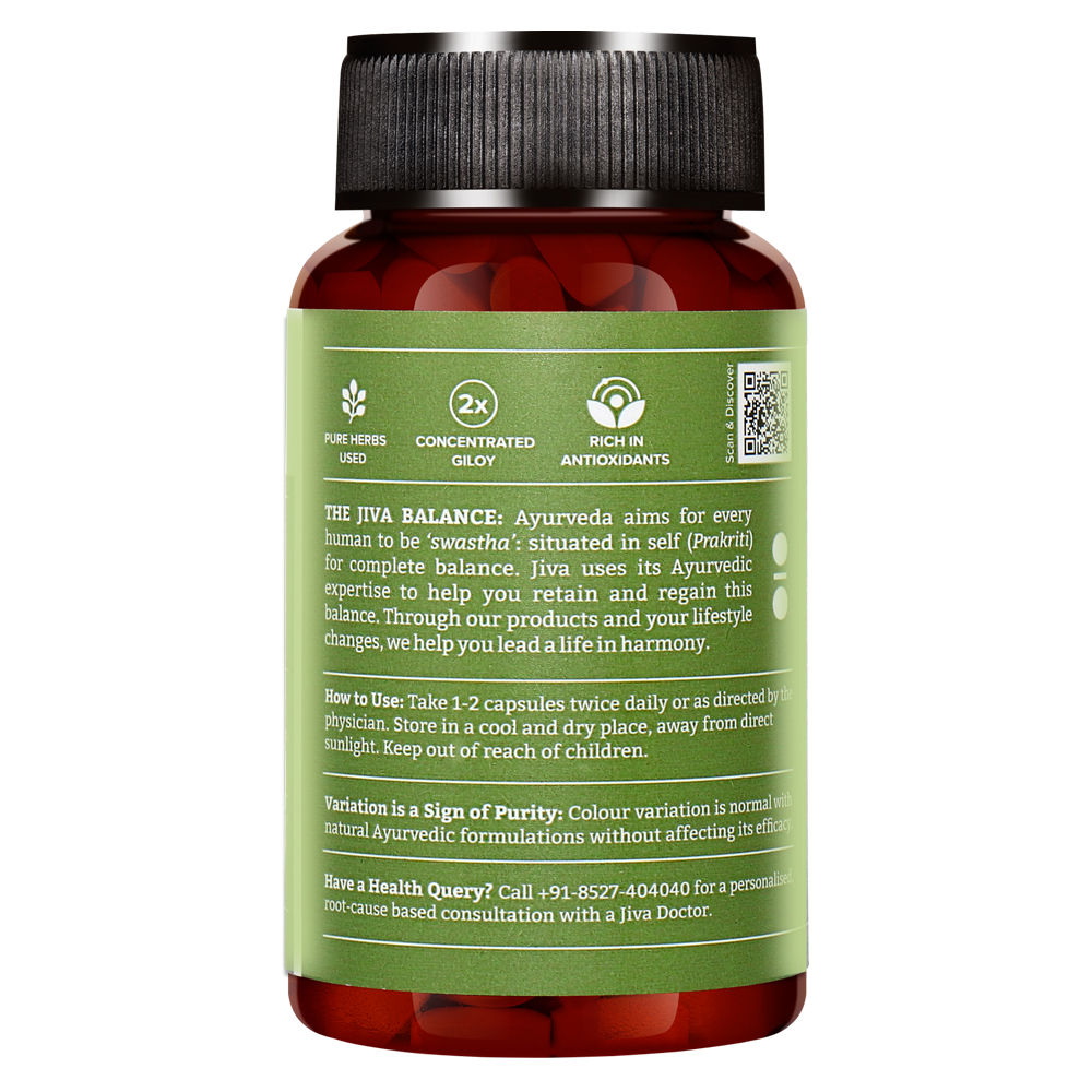 Jiva Giloy, 60 Capsules Price, Uses, Side Effects, Composition - Apollo Pharmacy