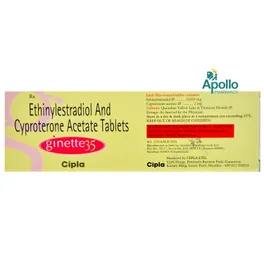 Ginette 35 Tablet | Uses, Side Effects, Price | Apollo Pharmacy