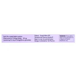 Buy Ginkoba Tablet | 19 Minutes Delivery | Apollo Pharmacy