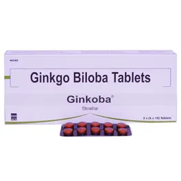 Ginkoba Tablet | Uses, Side Effects, Price | Apollo Pharmacy