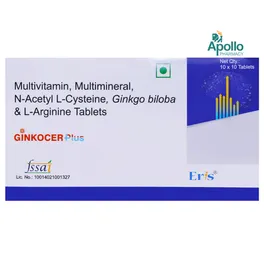 Ginkocer Plus Tablet | Uses, Side Effects, Price | Apollo Pharmacy