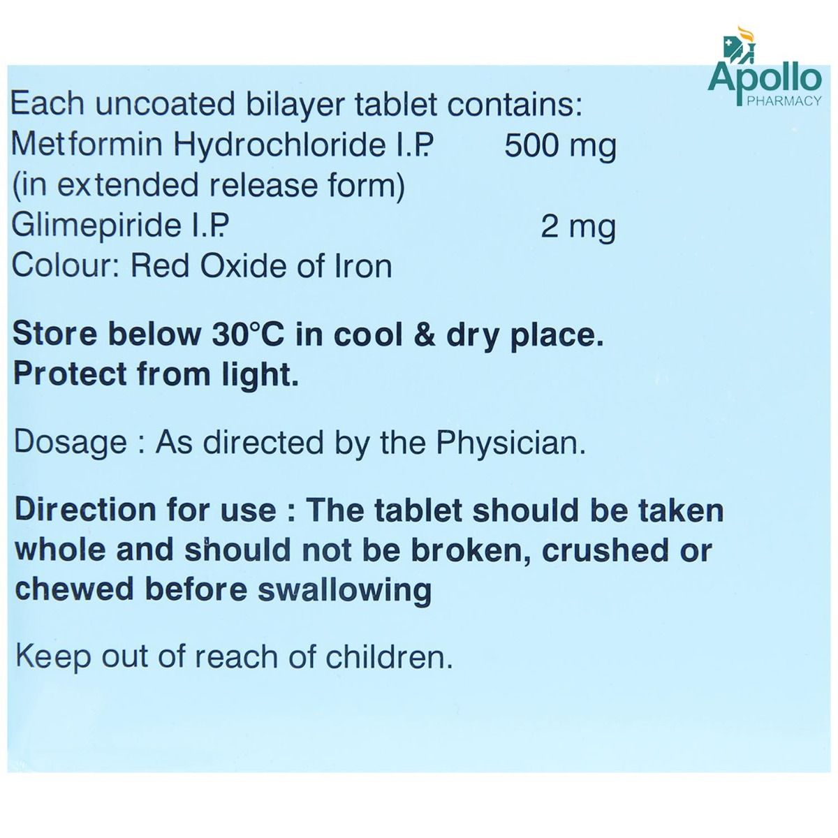Glador M2 Tablet 15's Price, Uses, Side Effects, Composition - Apollo ...