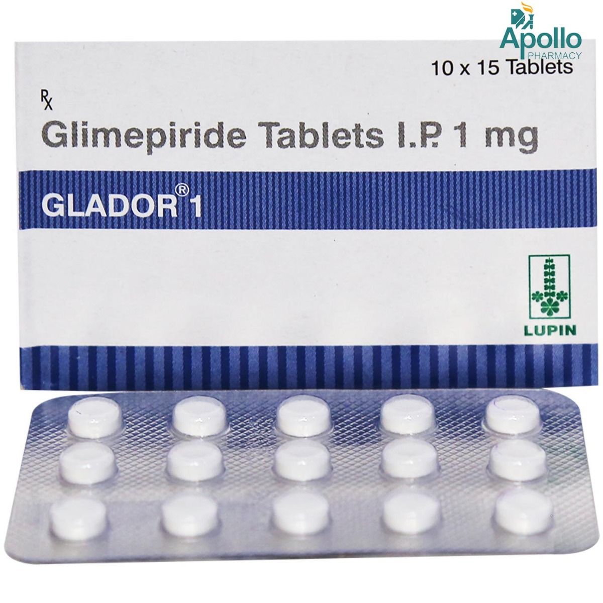 Glador 1 Tablet 15's Price, Uses, Side Effects, Composition - Apollo ...