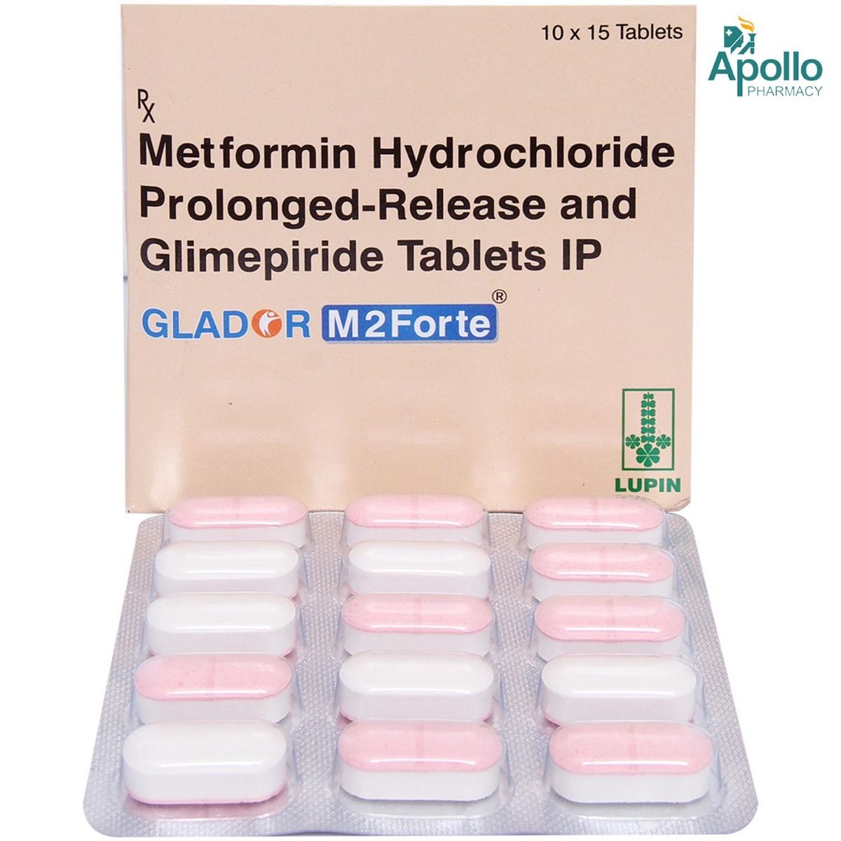 Glador M2 Forte Tablet 15's Price, Uses, Side Effects, Composition ...