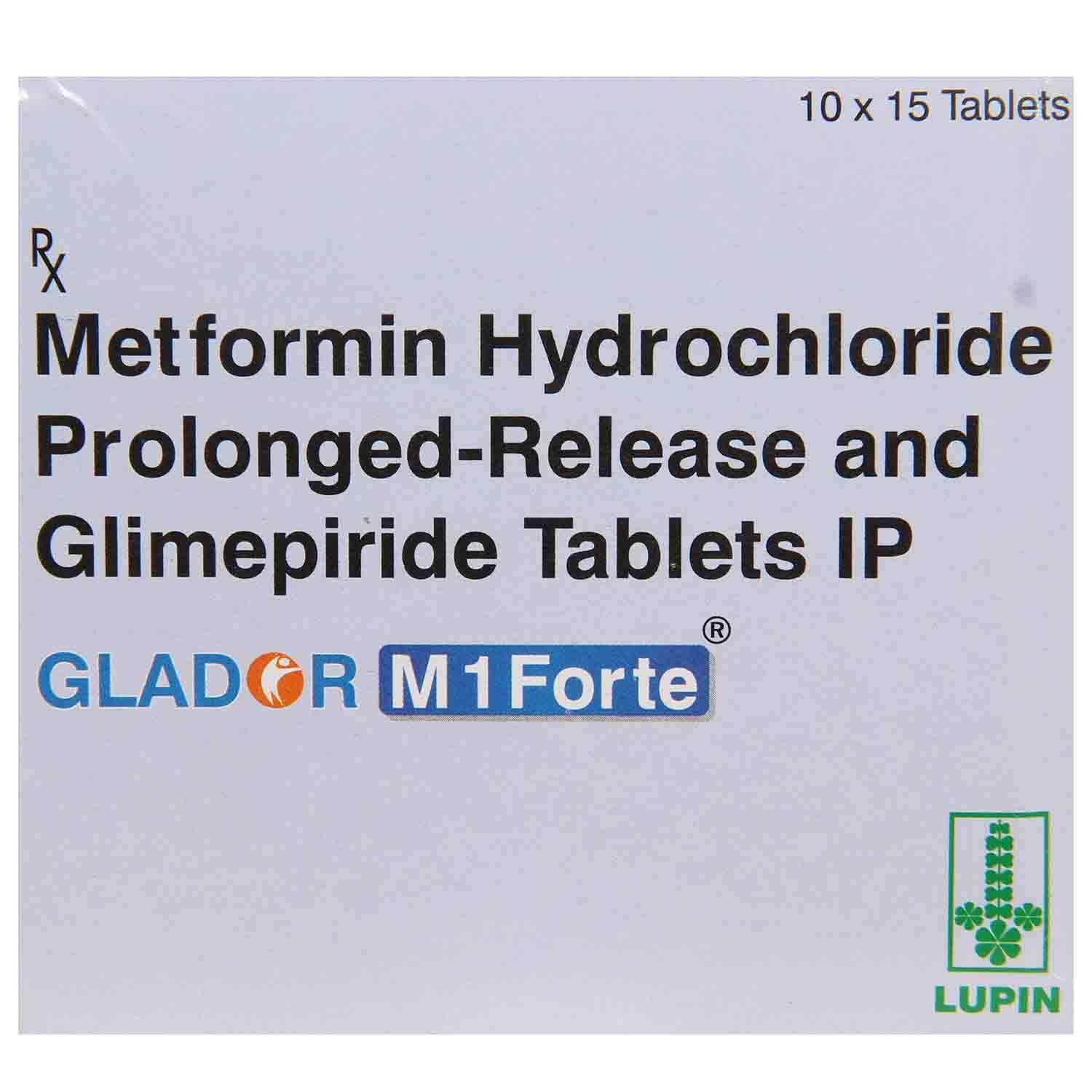 Glador M 1 Forte Tablet | Uses, Side Effects, Price | Apollo Pharmacy