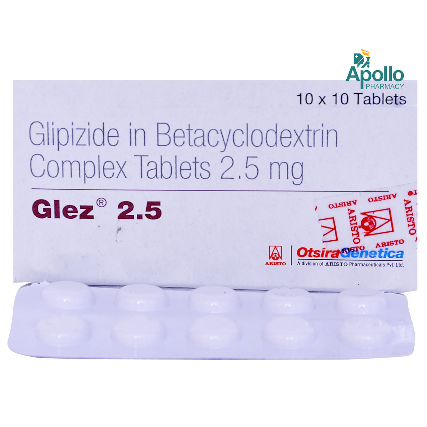 Glez 2.5 mg Tablet 10's Price, Uses, Side Effects, Composition - Apollo ...