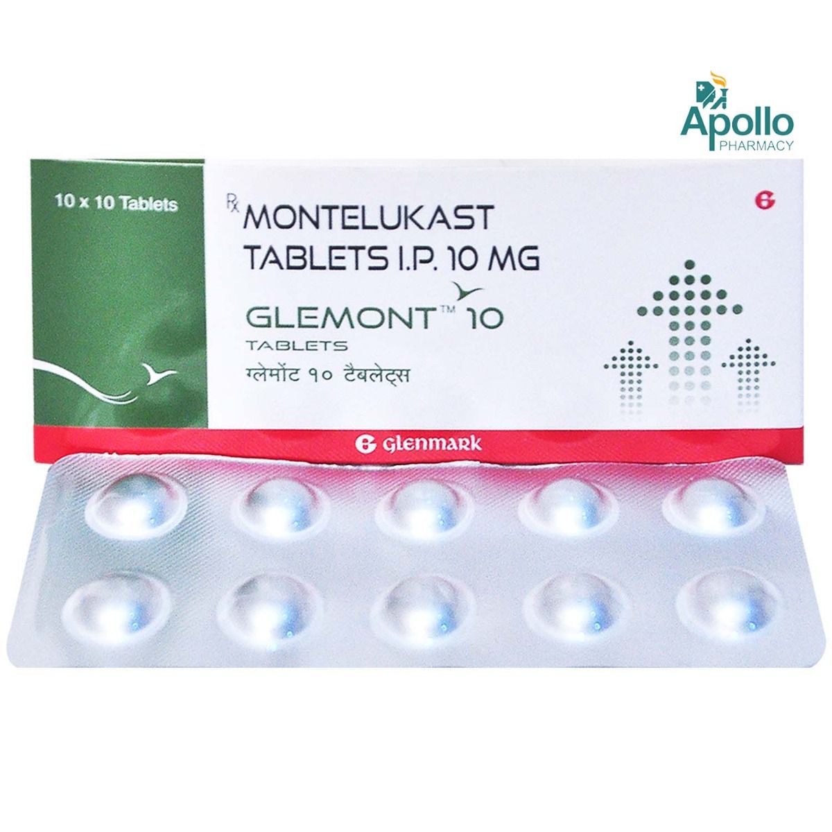 Glemont 10mg Tablet 10's Price, Uses, Side Effects, Composition - Apollo Pharmacy