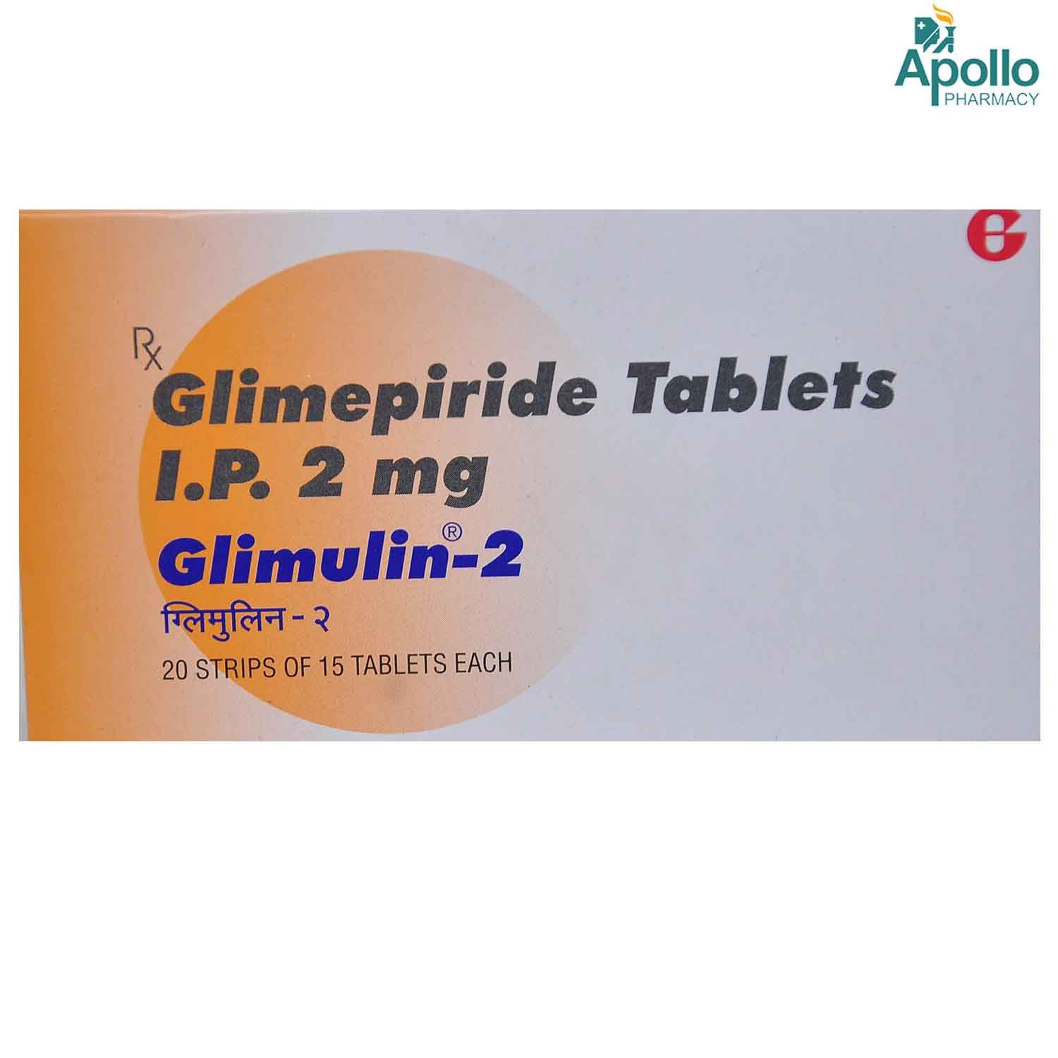 Glimulin 2 Tablet | Uses, Side Effects, Price | Apollo Pharmacy
