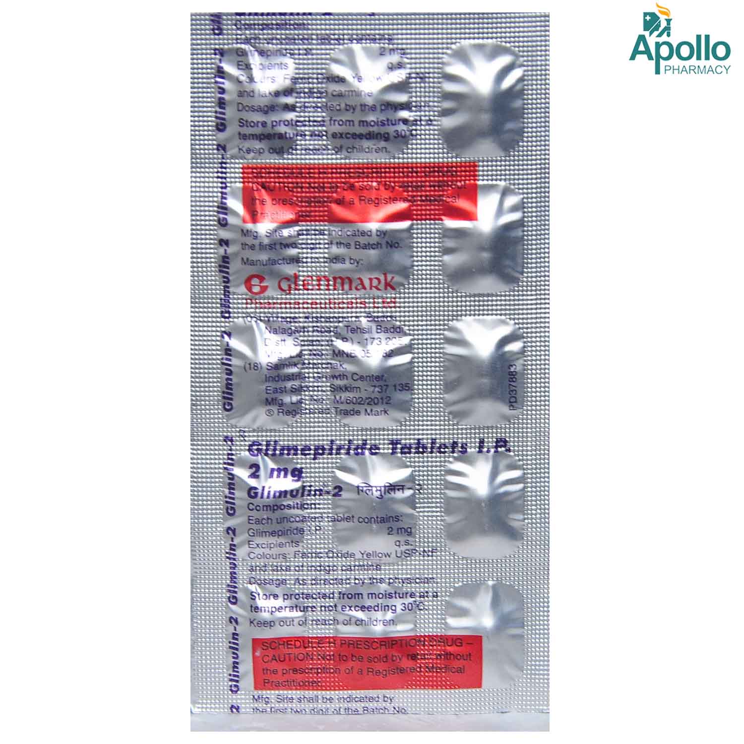Glimulin 2 Tablet 15's Price, Uses, Side Effects, Composition - Apollo ...
