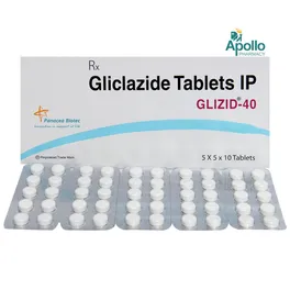 Glizid 40 Tablet | Uses, Side Effects, Price | Apollo Pharmacy