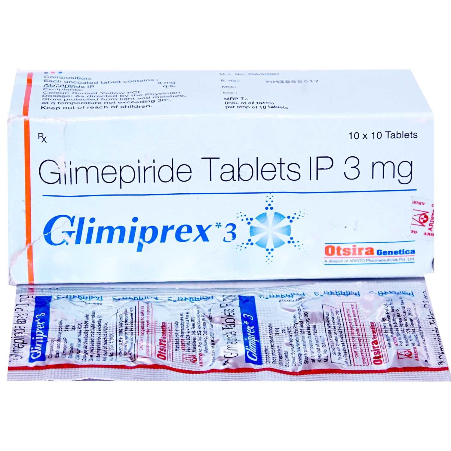 Glimiprex 3 Tablet | Uses, Side Effects, Price | Apollo Pharmacy