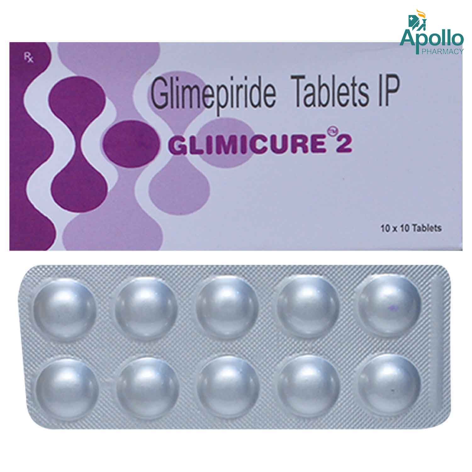 Glimicure 2 Tablet | Uses, Side Effects, Price | Apollo Pharmacy