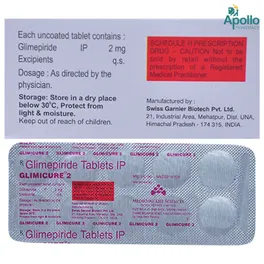 Glimicure 2 Tablet | Uses, Side Effects, Price | Apollo Pharmacy
