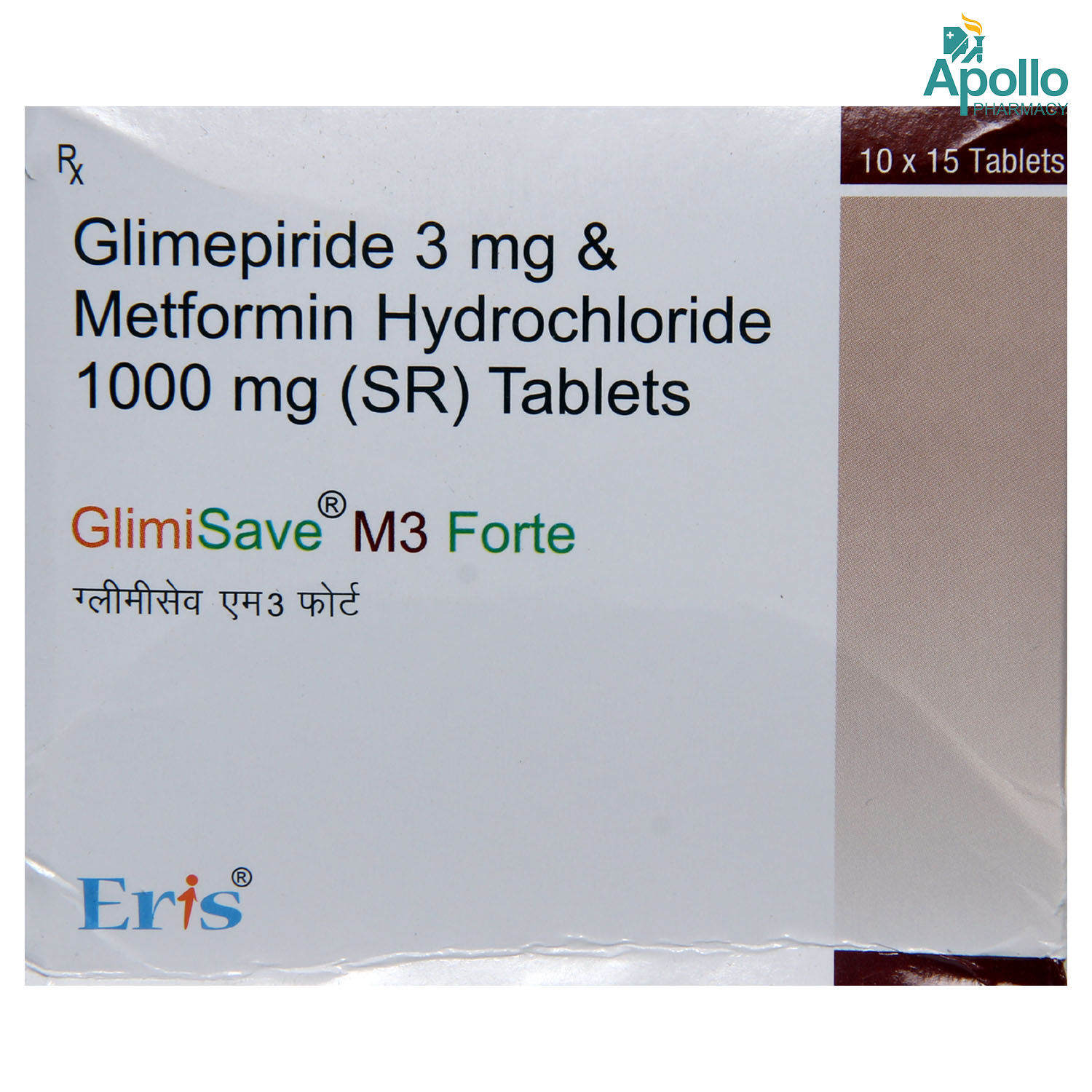 Glimisave M 3 Forte Tablet | Uses, Side Effects, Price | Apollo Pharmacy