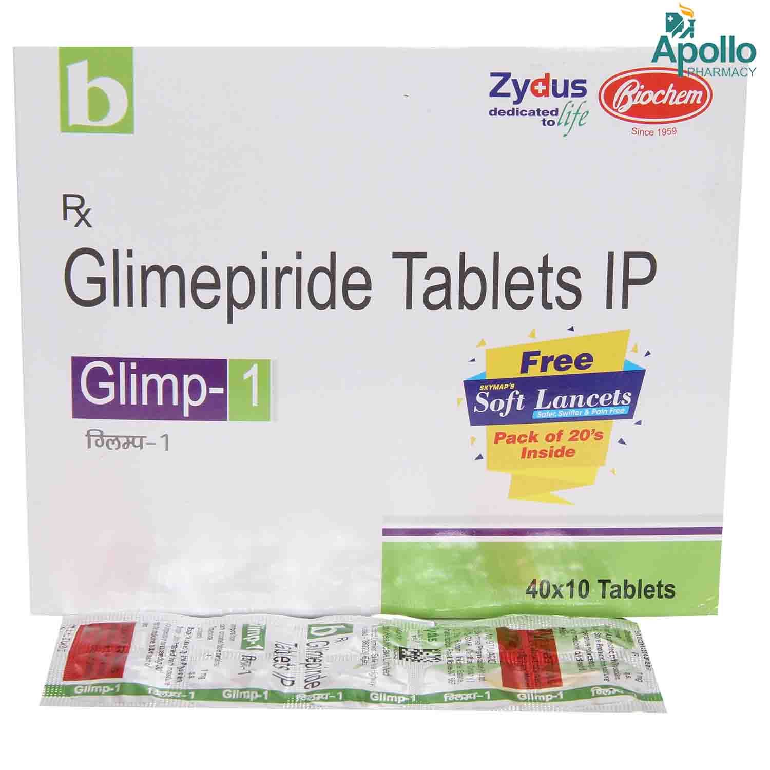 Glimp-1 Tablet 10's Price, Uses, Side Effects, Composition - Apollo ...