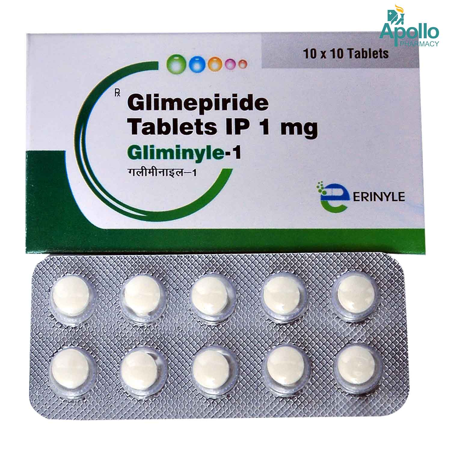 Gliminyle-1 Tablet | Uses, Side Effects, Price | Apollo Pharmacy