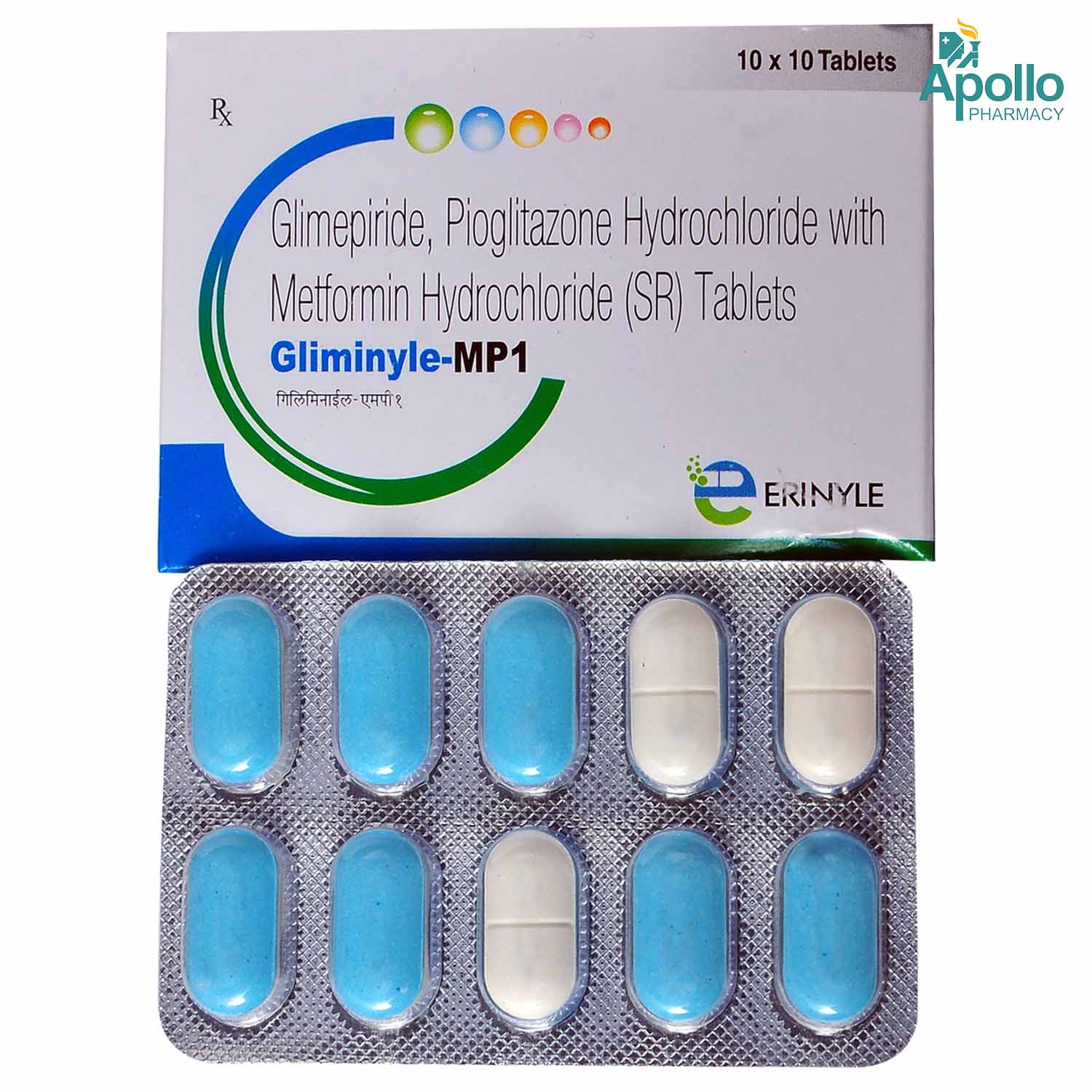 GLIMINYLE MP1 TABLET 1 | Uses, Side Effects, Price | Apollo Pharmacy