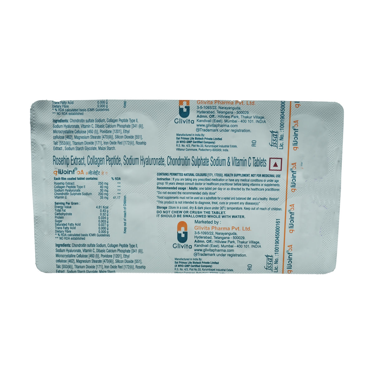 Glijoint Oa Tablet 10'S Price, Uses, Side Effects, Composition - Apollo ...
