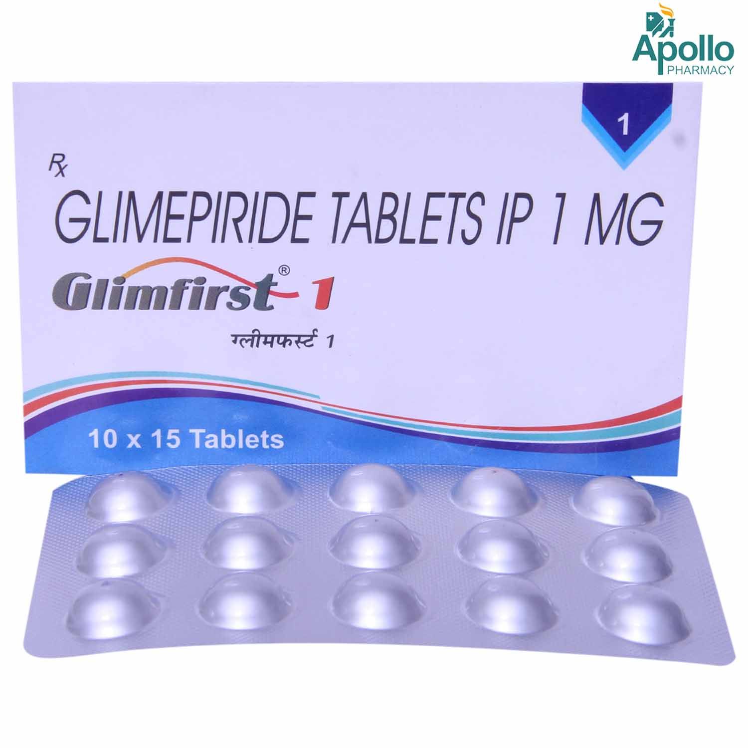 Glimfirst-1 Tablet 15's Price, Uses, Side Effects, Composition - Apollo ...