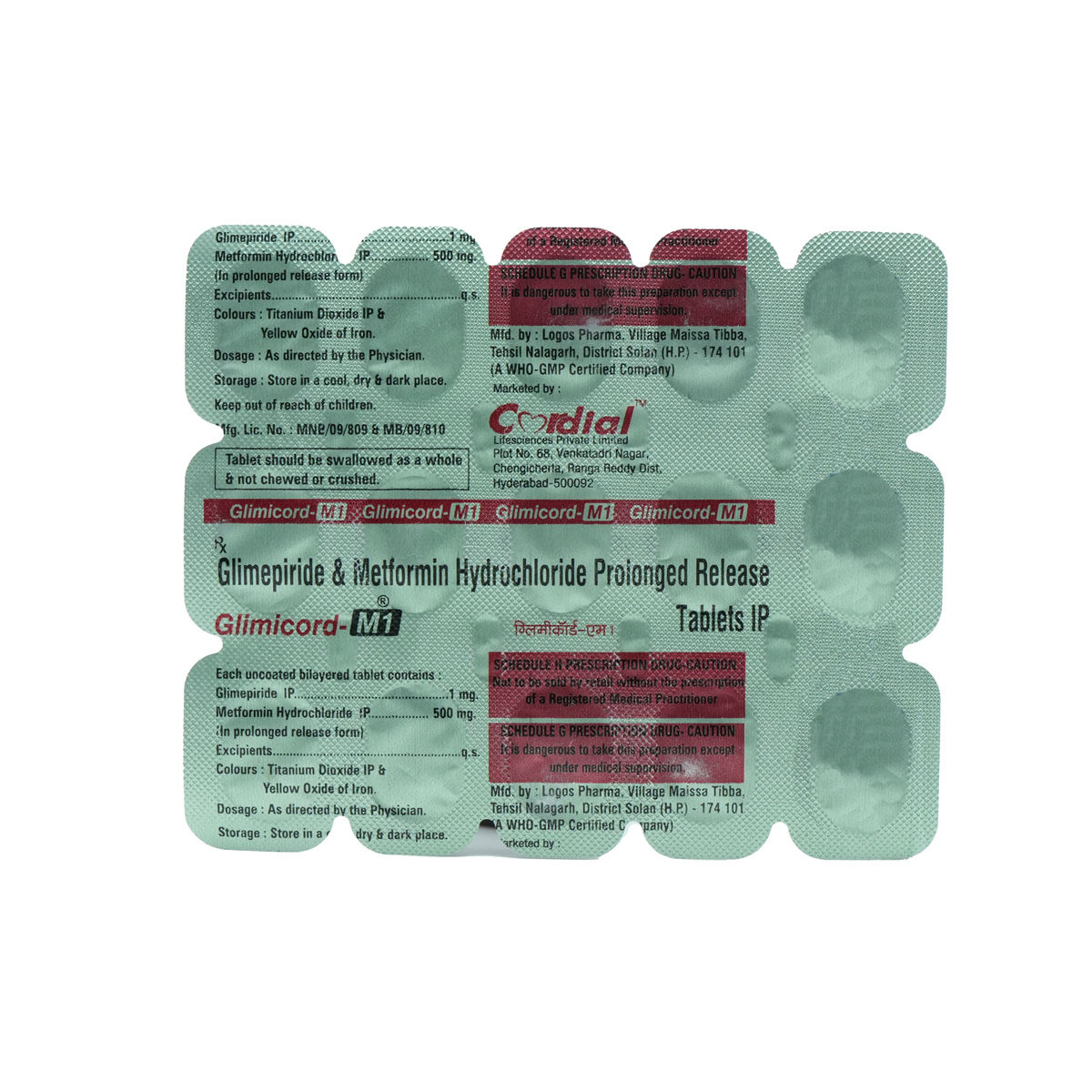 Glimicord-M1 Tablets | Uses, Side Effects, Price | Apollo Pharmacy