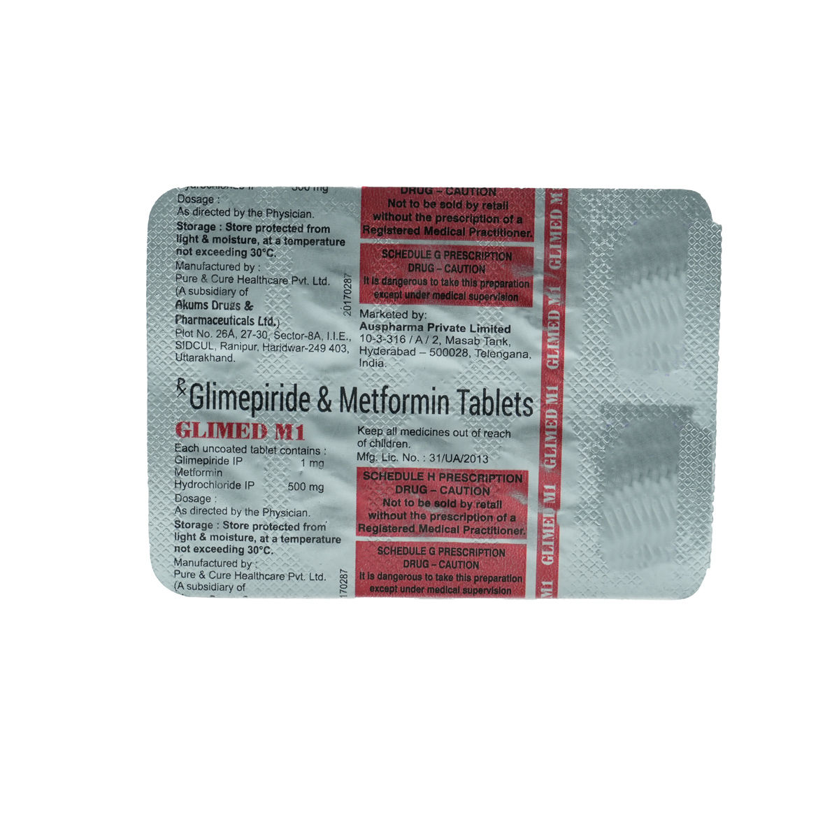 Glimed M1 Tablet | Uses, Side Effects, Price | Apollo Pharmacy