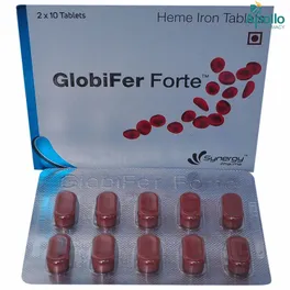 Buy Globifer Forte Tablet | 19 Minutes Delivery | Apollo Pharmacy