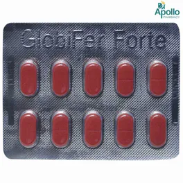 Buy Globifer Forte Tablet | 19 Minutes Delivery | Apollo Pharmacy