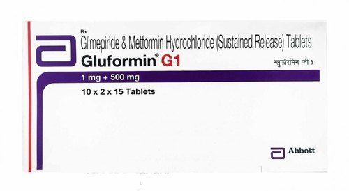 Gluformin G 1 Tablet 15's Price, Uses, Side Effects, Composition - Apollo Pharmacy