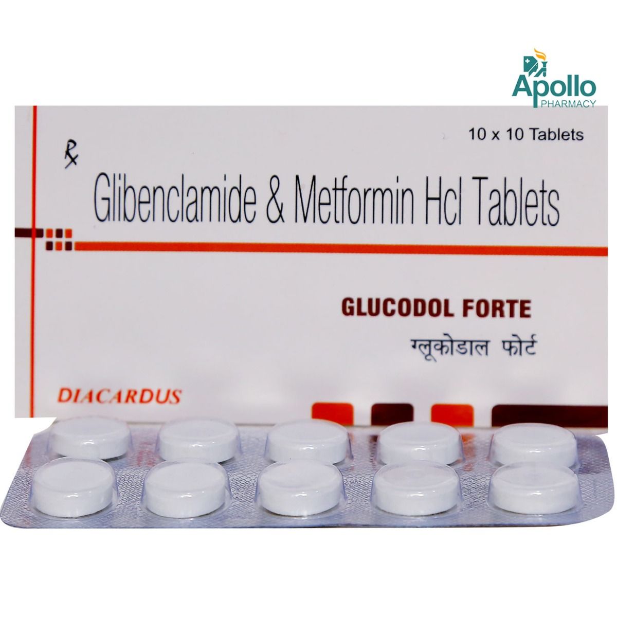 Glucodol Forte Tablet 10's Price, Uses, Side Effects, Composition ...