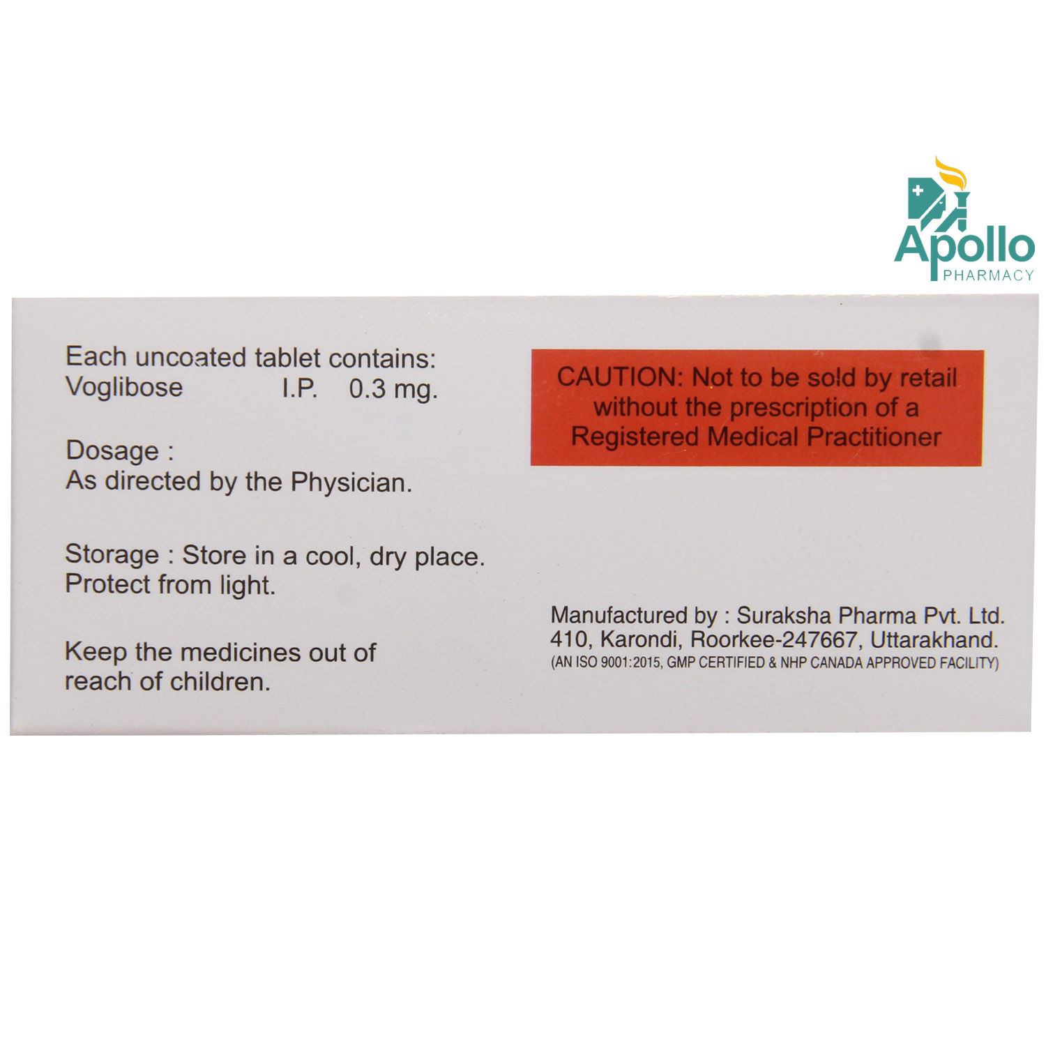 GLUCOBIT 0.3MG TABLET 10'S Price, Uses, Side Effects, Composition ...