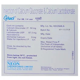 Gluci I.V. Injection | Uses, Side Effects, Price | Apollo Pharmacy