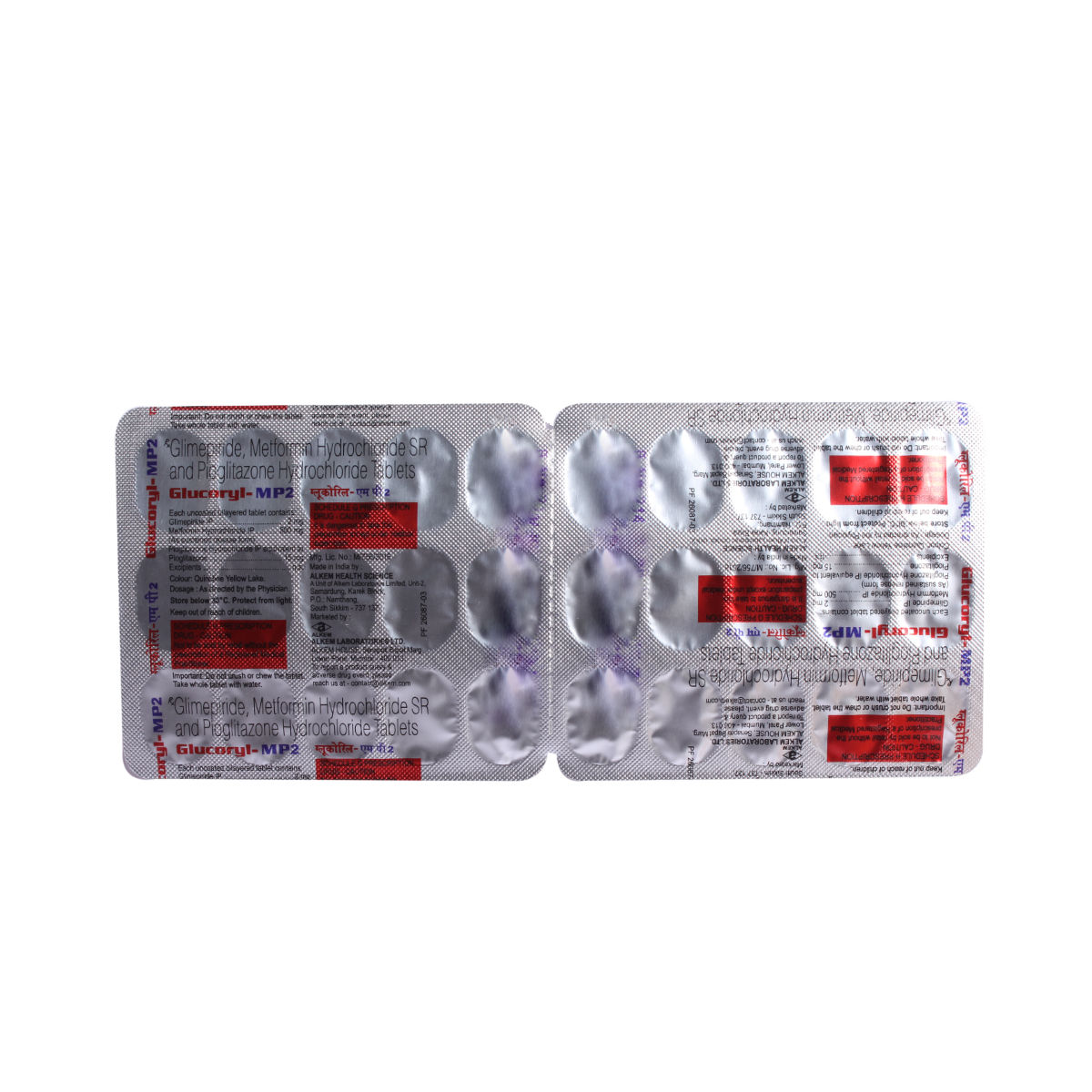 Glucoryl-MP 2 Tablet 15's Price, Uses, Side Effects, Composition ...