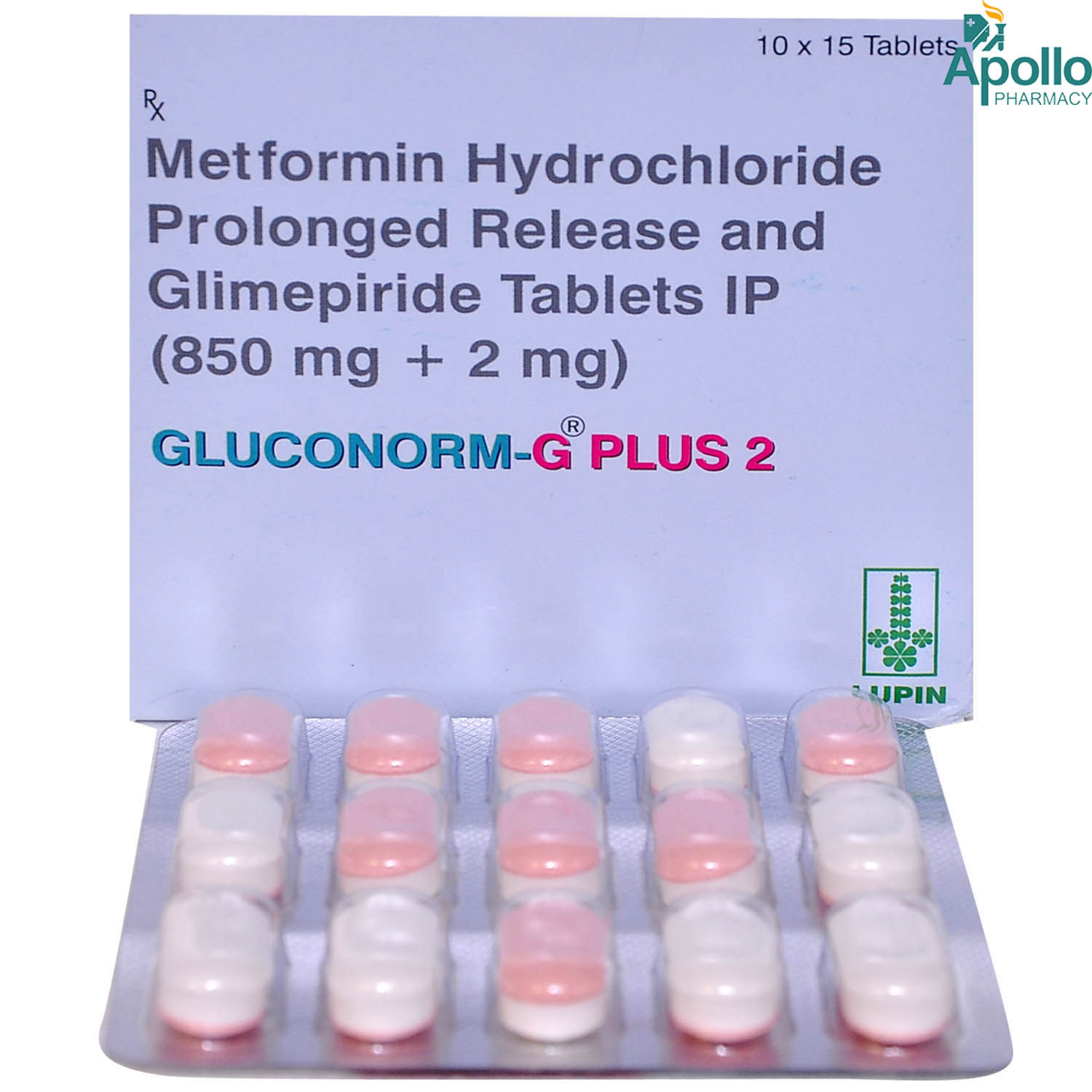 Gluconorm-G Plus 2 Tablet 15's Price, Uses, Side Effects, Composition ...