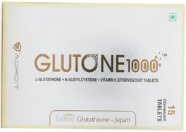 Glutone 1000 Effervescent Tablet | Uses, Side Effects, Price | Apollo ...