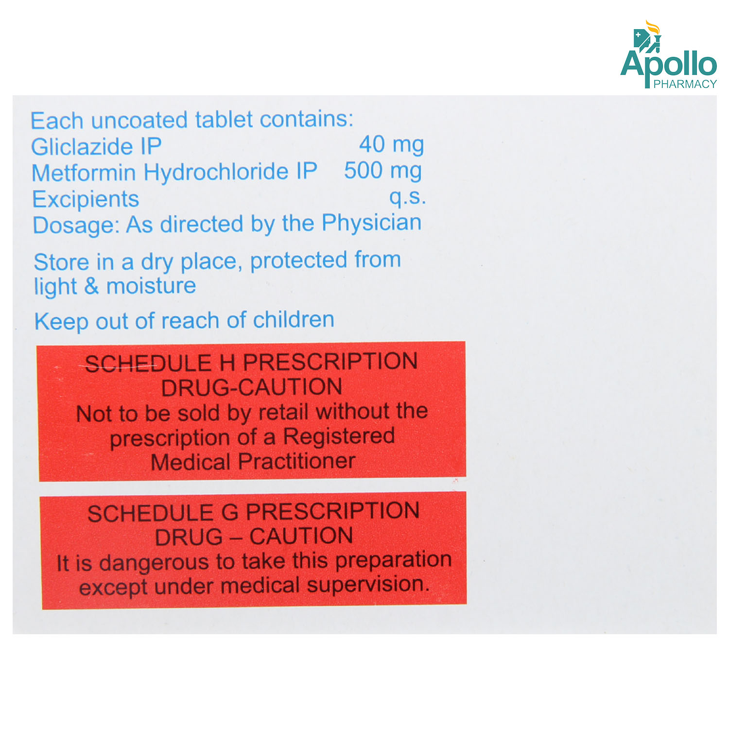 Glycinorm M 40 Tablet 10's Price, Uses, Side Effects, Composition ...