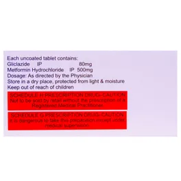 Glycinorm M 80 Tablet | Uses, Side Effects, Price | Apollo Pharmacy