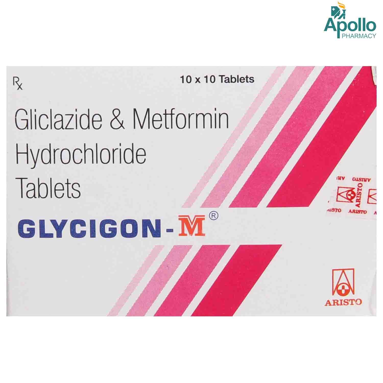 Glycigon M Tablet | Uses, Side Effects, Price | Apollo Pharmacy