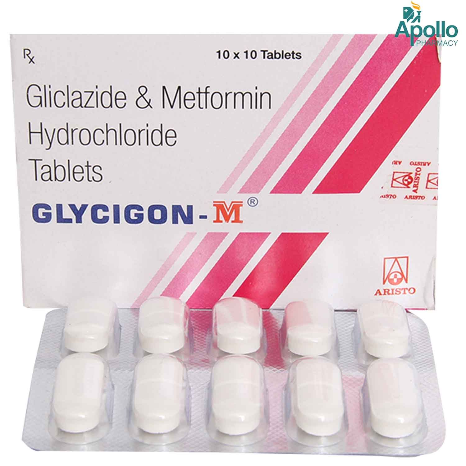 Glycigon M Tablet | Uses, Side Effects, Price | Apollo Pharmacy