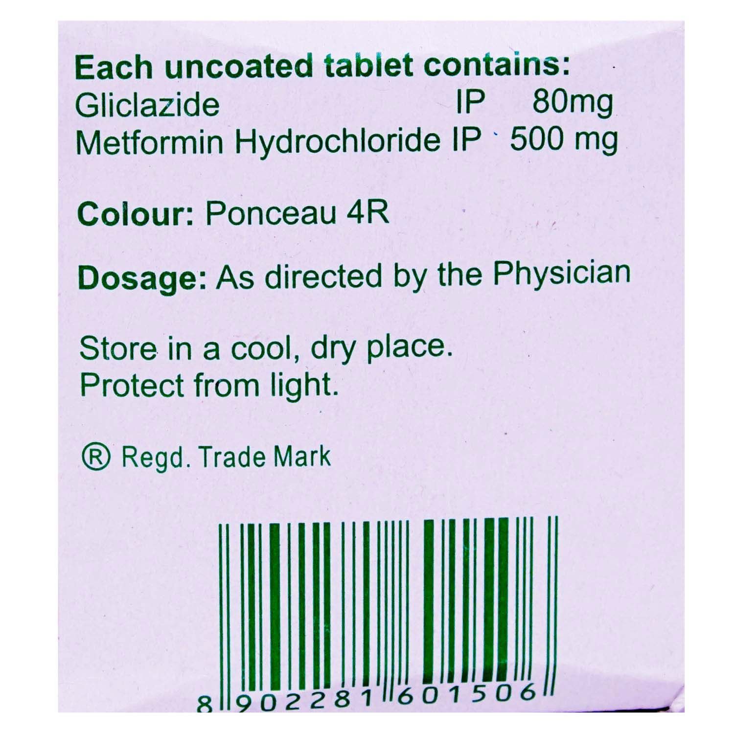 Glychek M Forte Tablet 15's Price, Uses, Side Effects, Composition ...