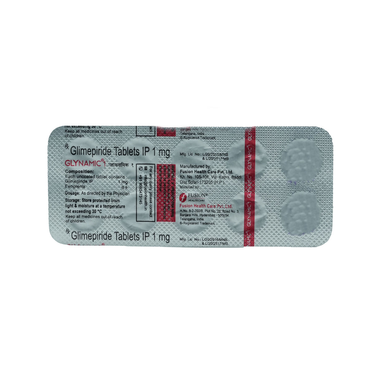 Glynamic 1 mg Tablet | Uses, Side Effects, Price | Apollo Pharmacy