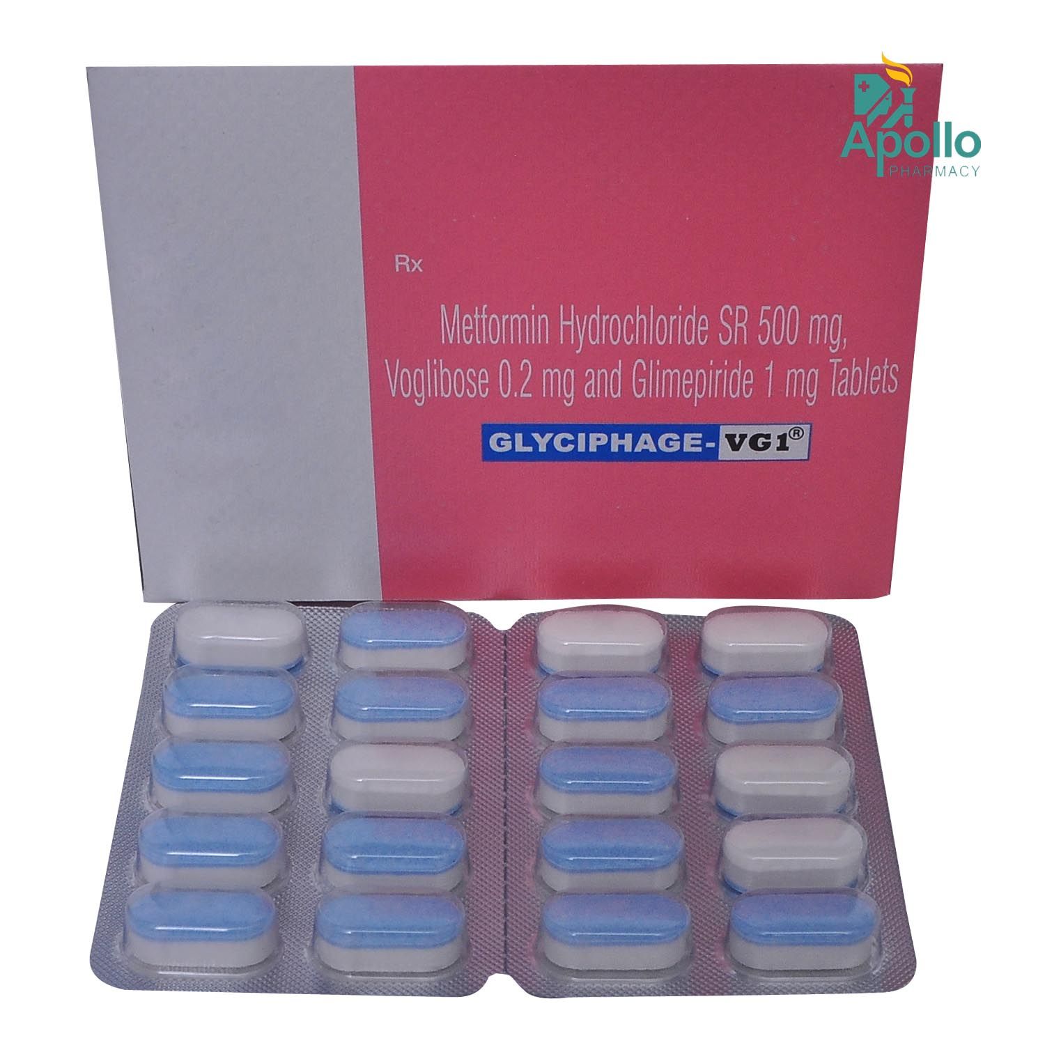 Glyciphage-VG1 Tablet 10's Price, Uses, Side Effects, Composition ...