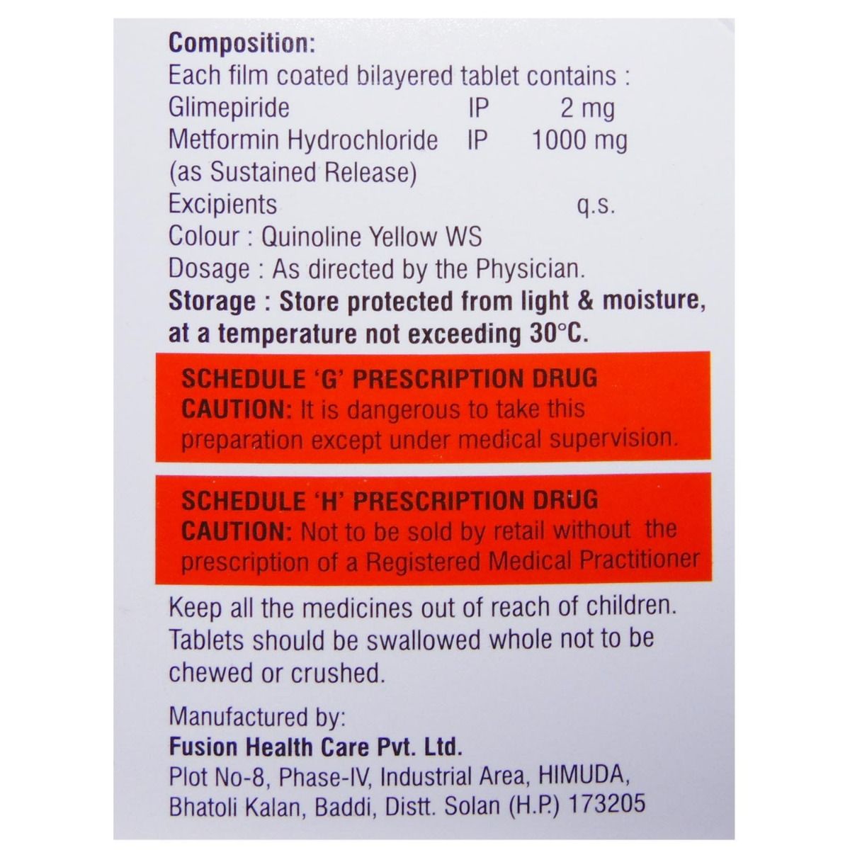 Glynamic M2 Forte Tablet 10's Price, Uses, Side Effects, Composition ...