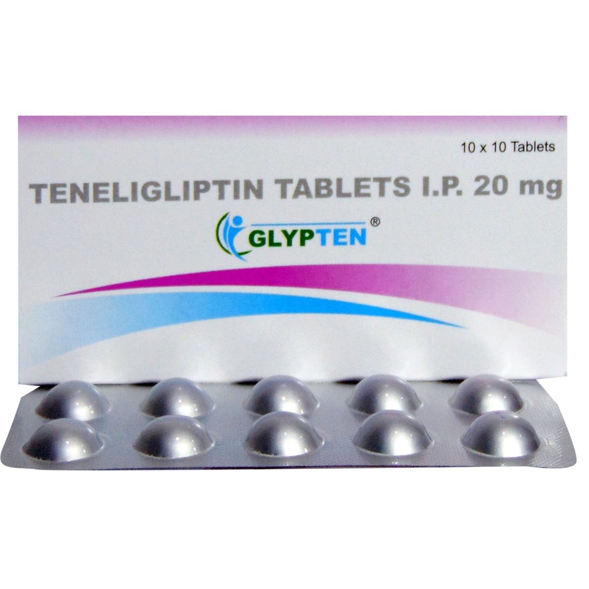 Glypten 20 mg Tablet 10's Price, Uses, Side Effects, Composition ...