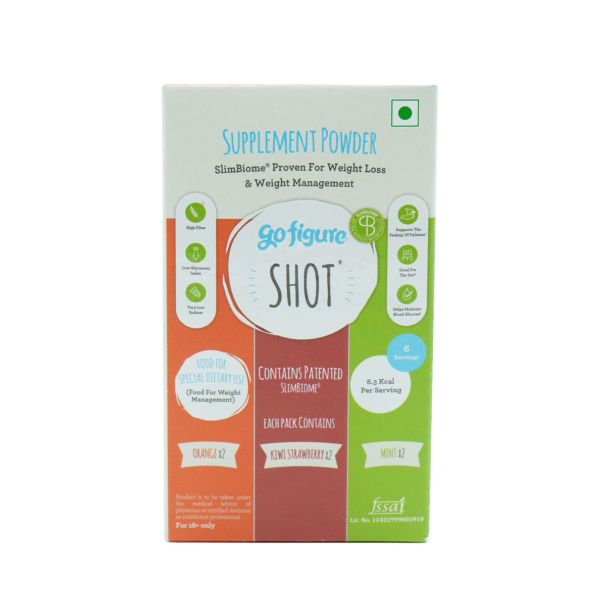 GoFigure Weight Management Shot Mixed Flavour Powder, 30 gm (6x5 gm ...