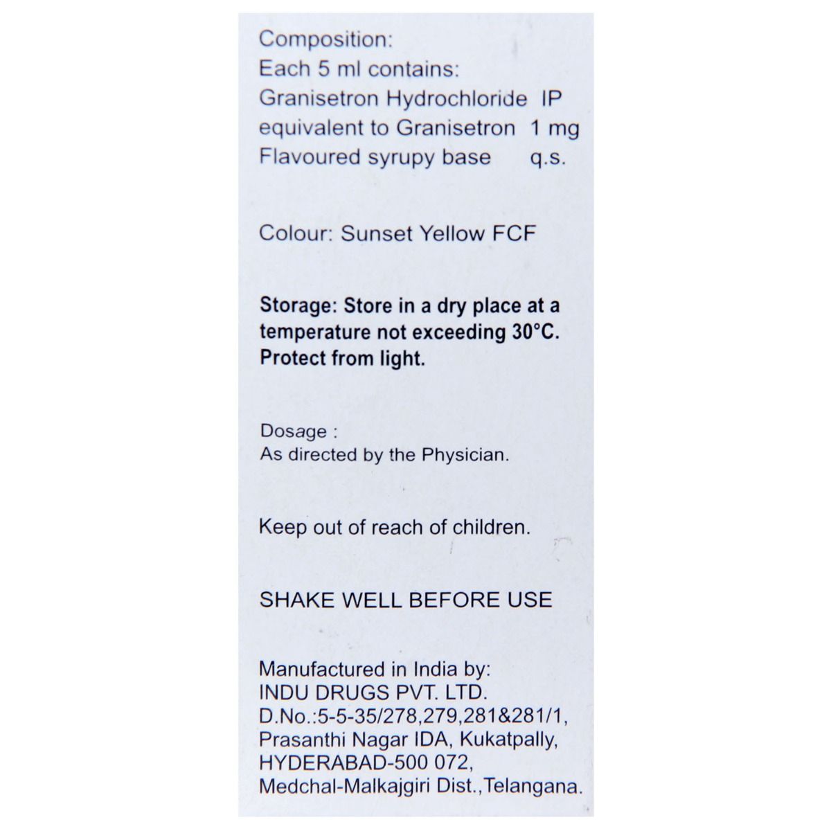 Graniforce Syrup | Uses, Side Effects, Price | Apollo Pharmacy