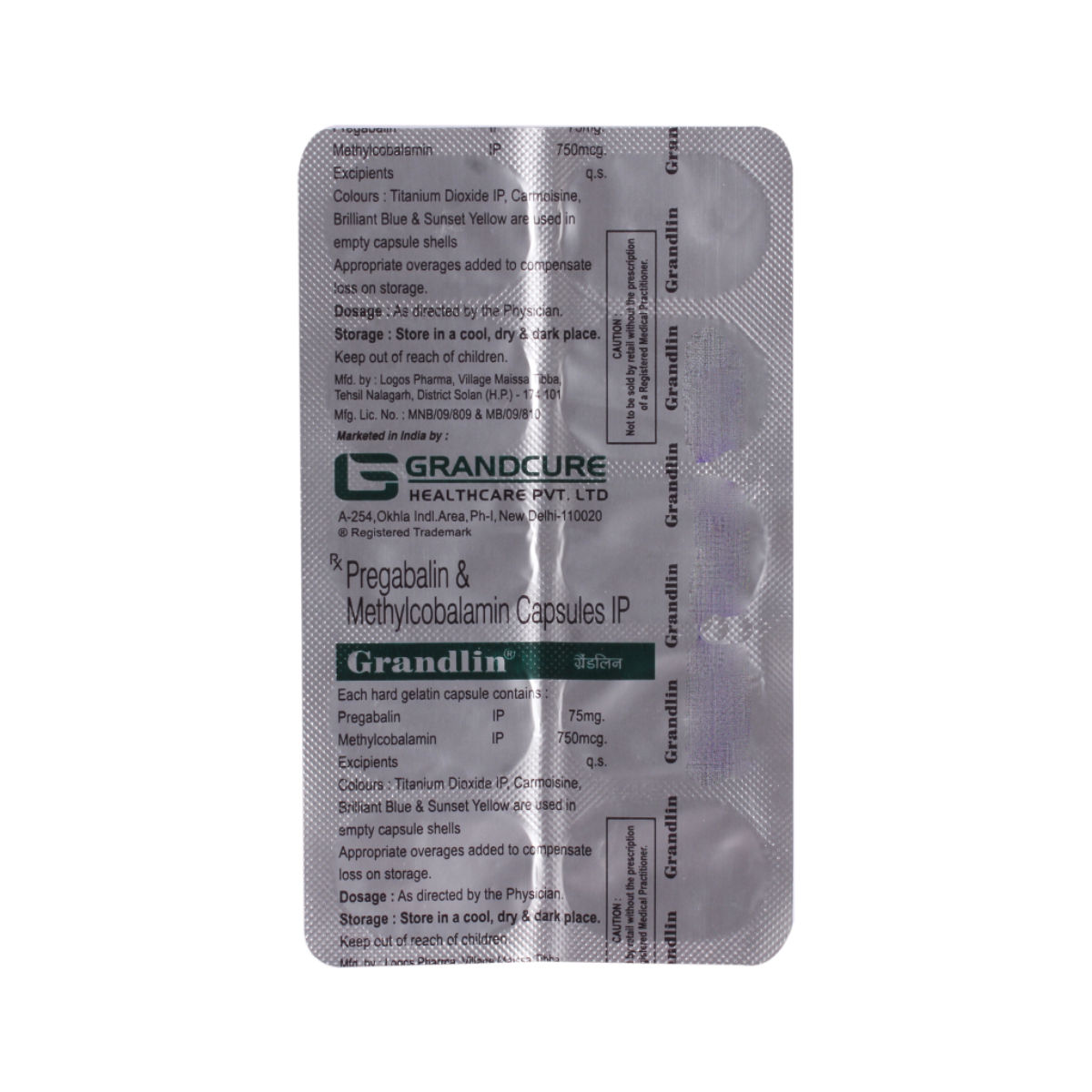Grandlin Capsule 10's Price, Uses, Side Effects, Composition - Apollo ...