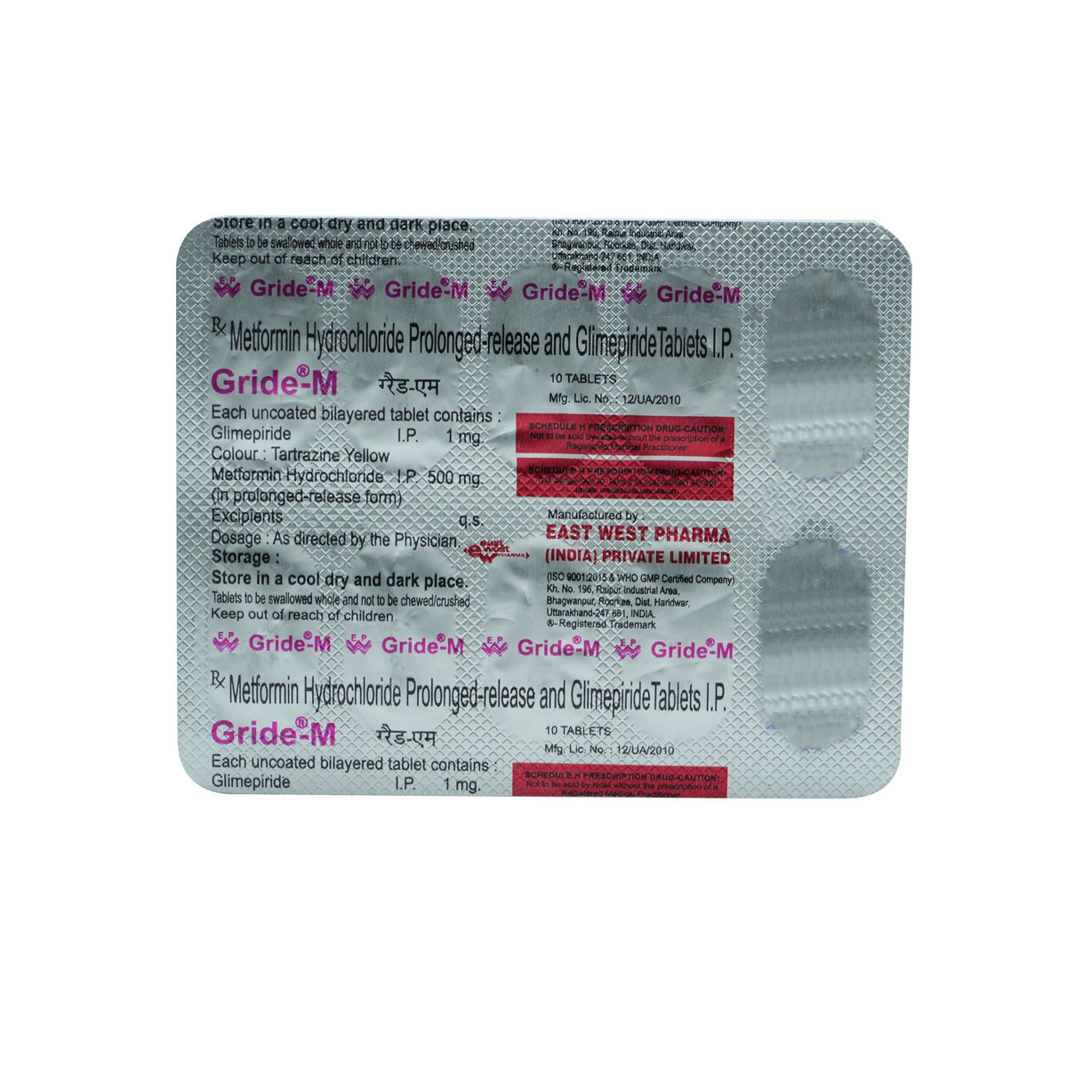 Gride-M 1 mg Tablet | Uses, Side Effects, Price | Apollo Pharmacy
