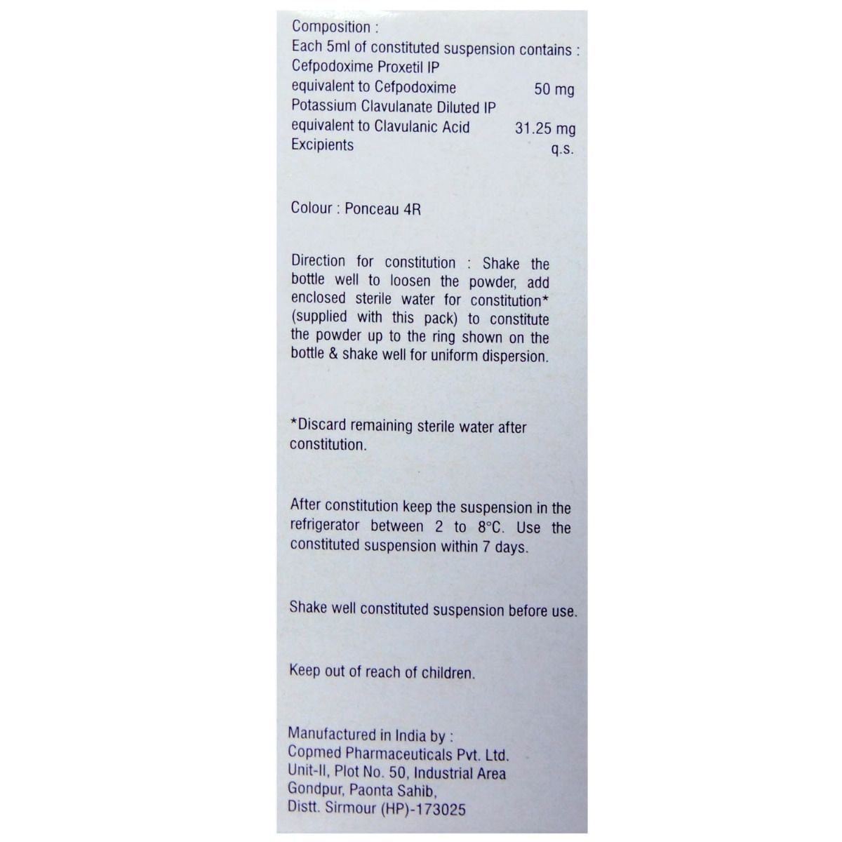 Gudcef CV Dry Syrup | Uses, Side Effects, Price | Apollo Pharmacy