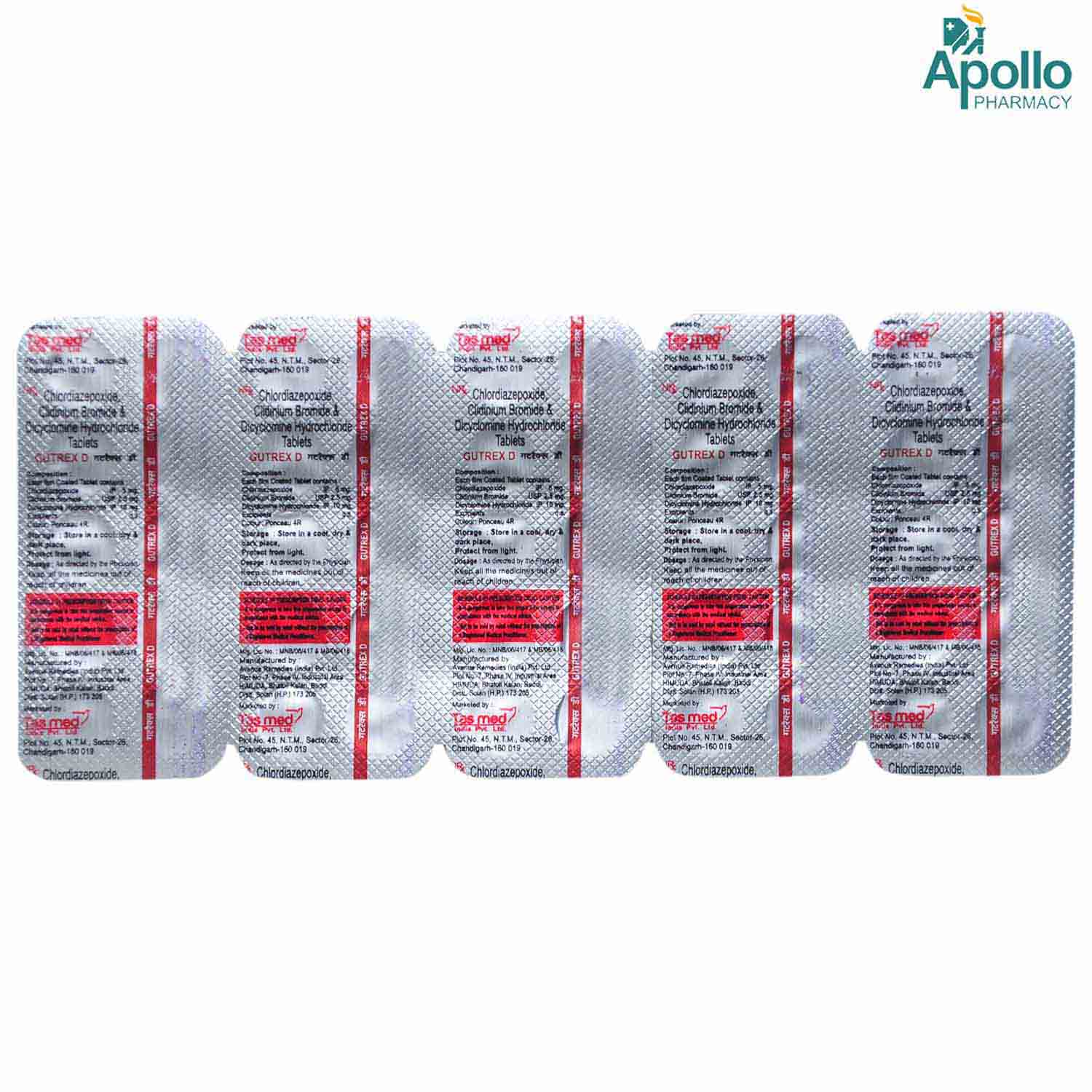 Gutrex D Tablet 10's Price, Uses, Side Effects, Composition - Apollo ...